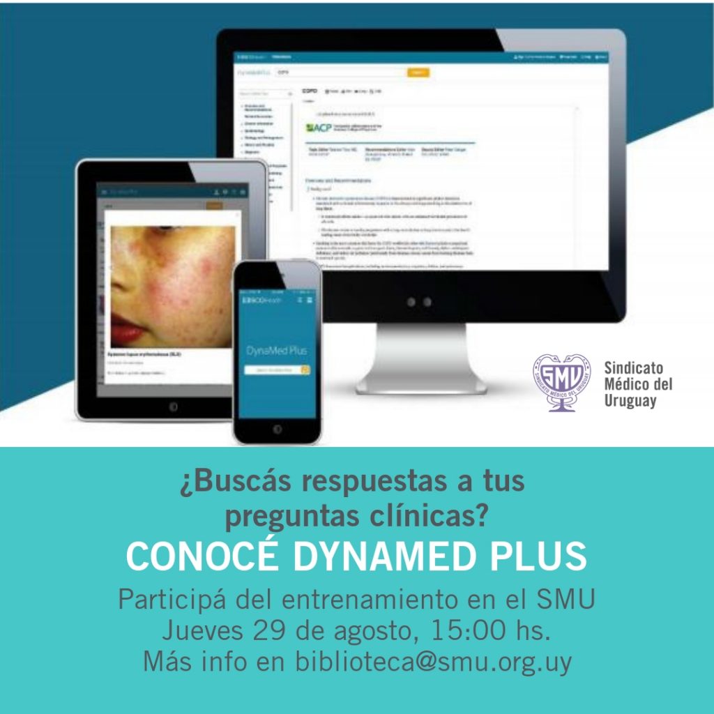 Biblioteca SMU realizará capacitación sobre plataforma Dynamed Plus