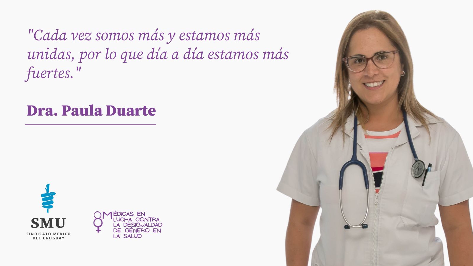 8M 2023: la Dra. Paula Duarte comparte su experiencia gremial
